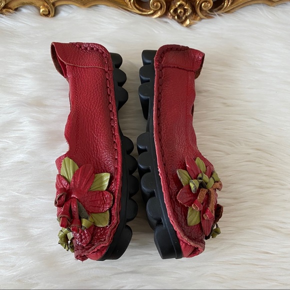 Socofy | Shoes | Socofy Leather Flower Loafers New | Poshmark